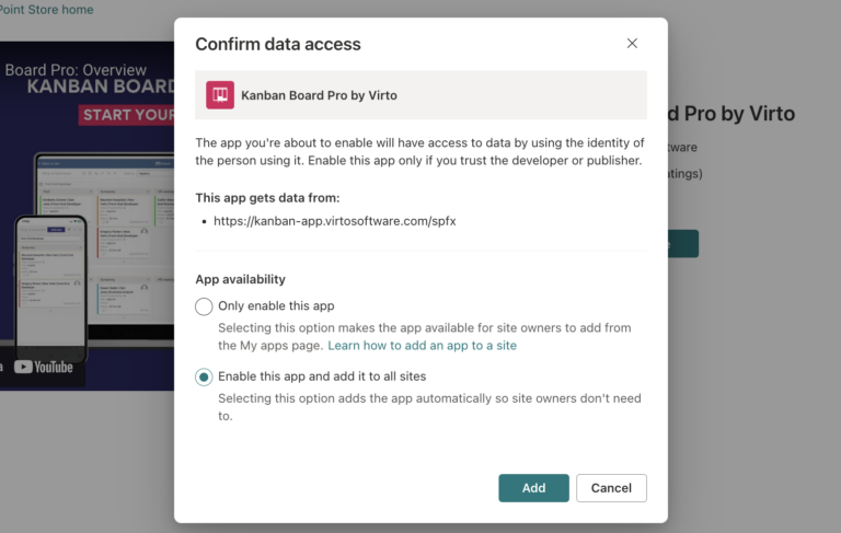 Installing Virto Kanban Board App Virtosoftware Guides And Docs