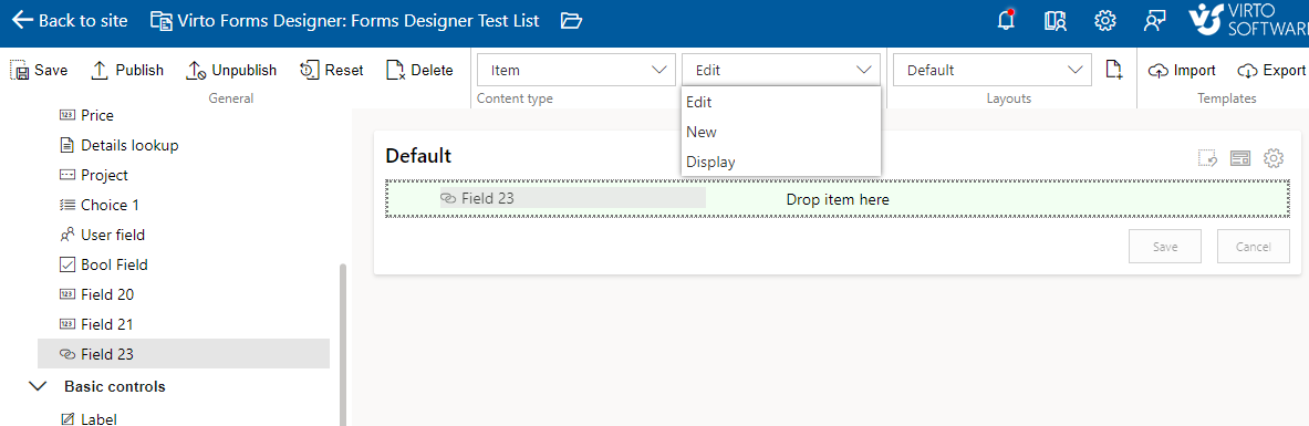 Adding New Form Virtosoftware Guides And Docs