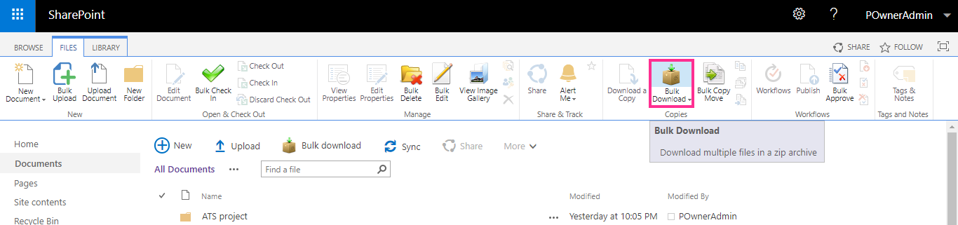 Bulk File Download as a feature - Virtosoftware Guides & Docs
