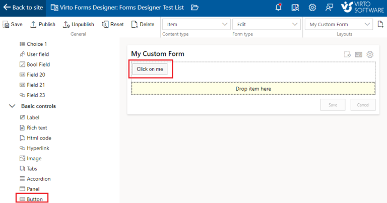 Button Virtosoftware Guides And Docs