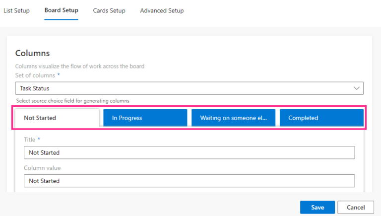 Columns - Virtosoftware Guides & Docs