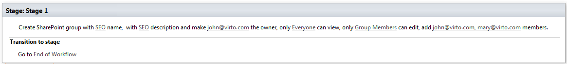 Create SharePoint group - Virtosoftware Guides & Docs