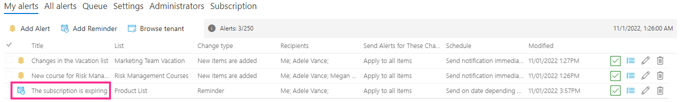 Creating a reminder - Virtosoftware Guides & Docs