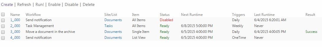Creating Workflow Schedule Virtosoftware Guides And Docs