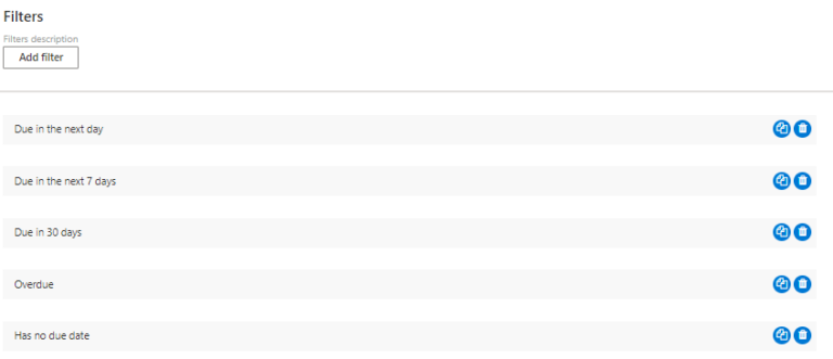 Filter settings - Virtosoftware Guides & Docs