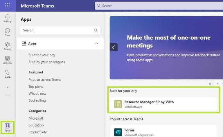 How to Add Resource Manager to Teams - Virtosoftware Guides & Docs