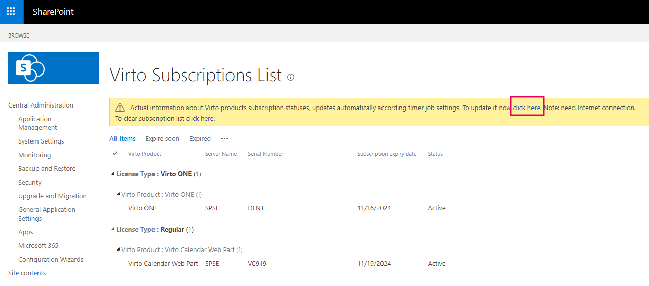 How to renew a subscription / license - Virtosoftware Guides & Docs