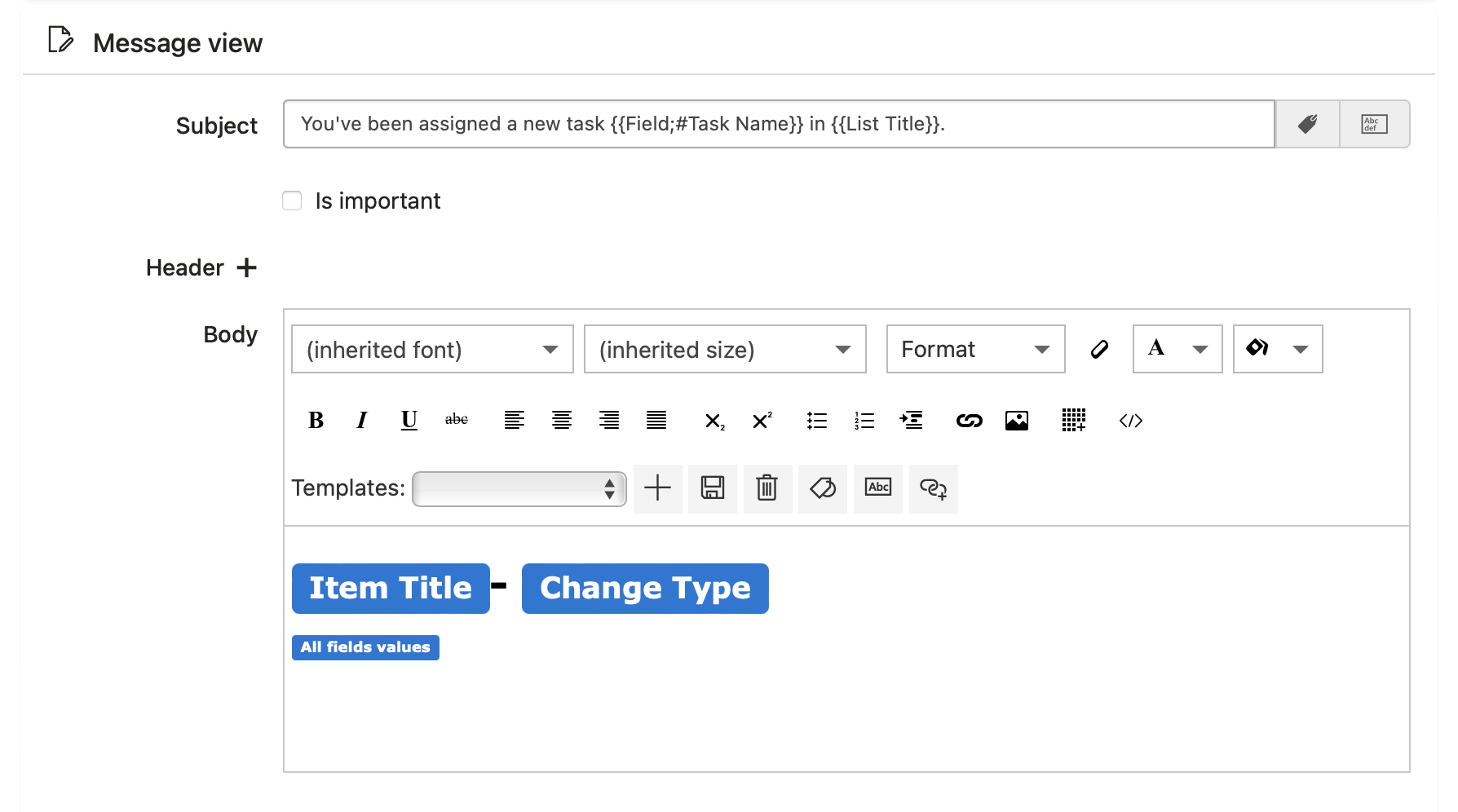 How to set up an alert if a task has been assigned to a user? - Virtosoftware Guides & Docs