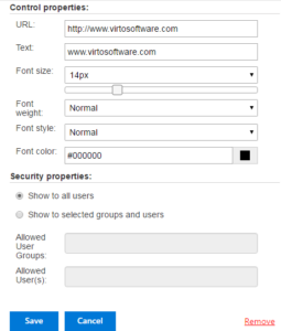 Hyperlink - Virtosoftware Guides & Docs