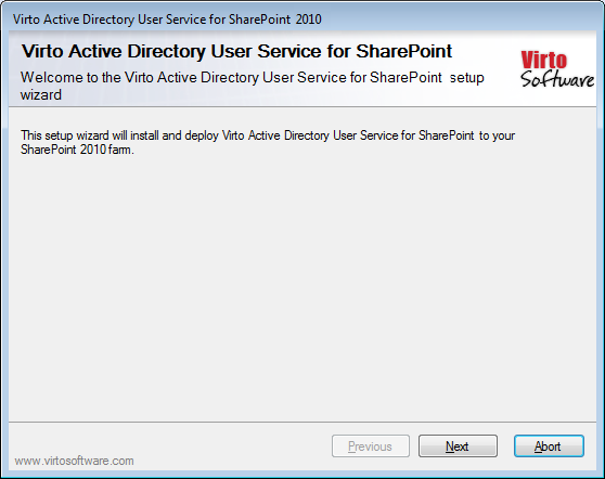Installing Virto Active Directory User Service For Sharepoint 2010 Virtosoftware Guides And Docs