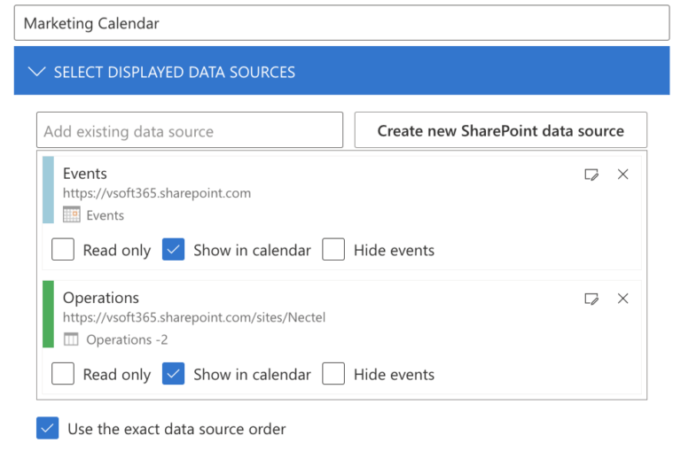 List of Available SharePoint Data Sources - Virtosoftware Guides & Docs