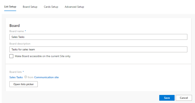 List setup - Virtosoftware Guides & Docs