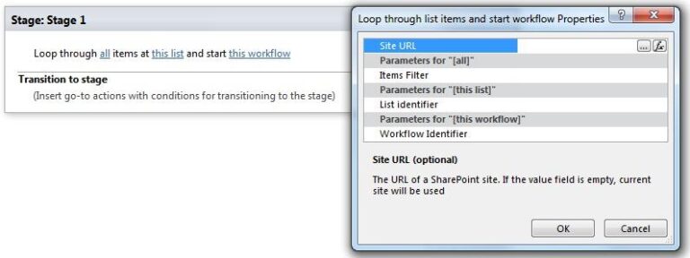 Loop through list items and start workflow - Virtosoftware Guides & Docs