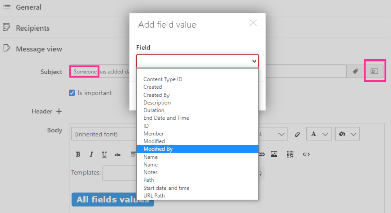 Message view - Virtosoftware Guides & Docs
