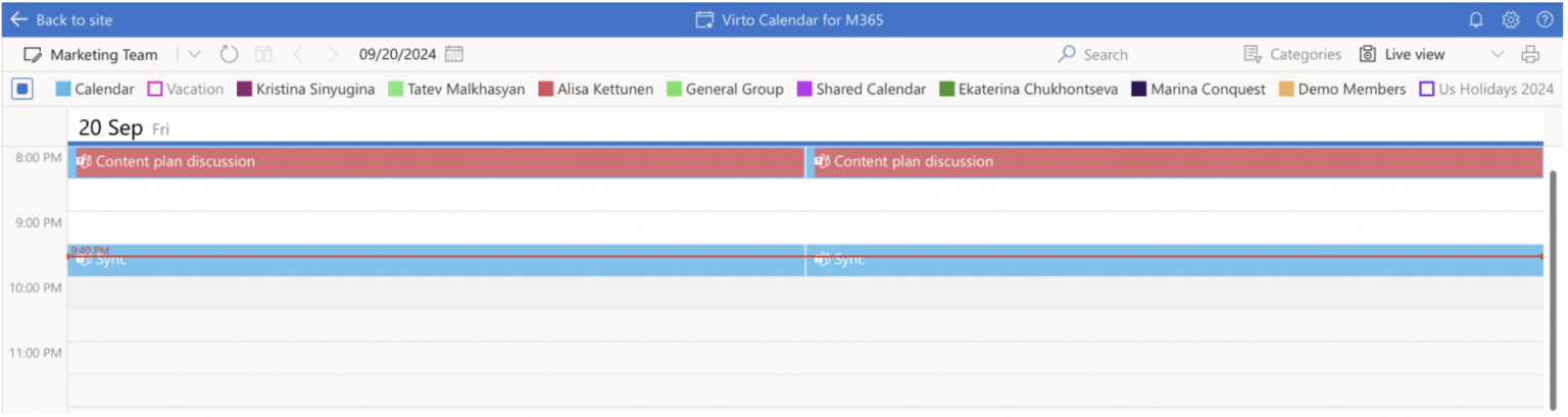 New Views: Flat Year and Live View - Virtosoftware Guides & Docs