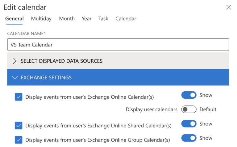 Overlay Exchange Calendars (Outlook Calendars) - Virtosoftware Guides & Docs