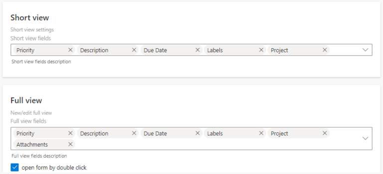 Short View And Full View Virtosoftware Guides And Docs