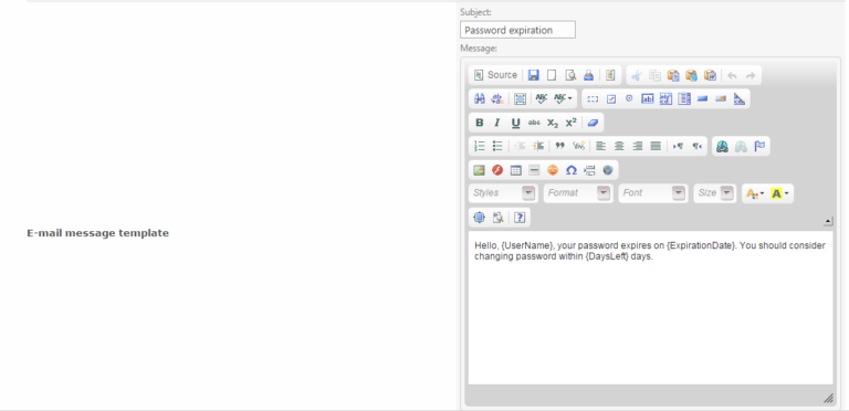Using SharePoint Password Expiration - Virtosoftware Guides & Docs