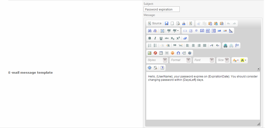 Using Sharepoint Password Expiration Virtosoftware Guides And Docs