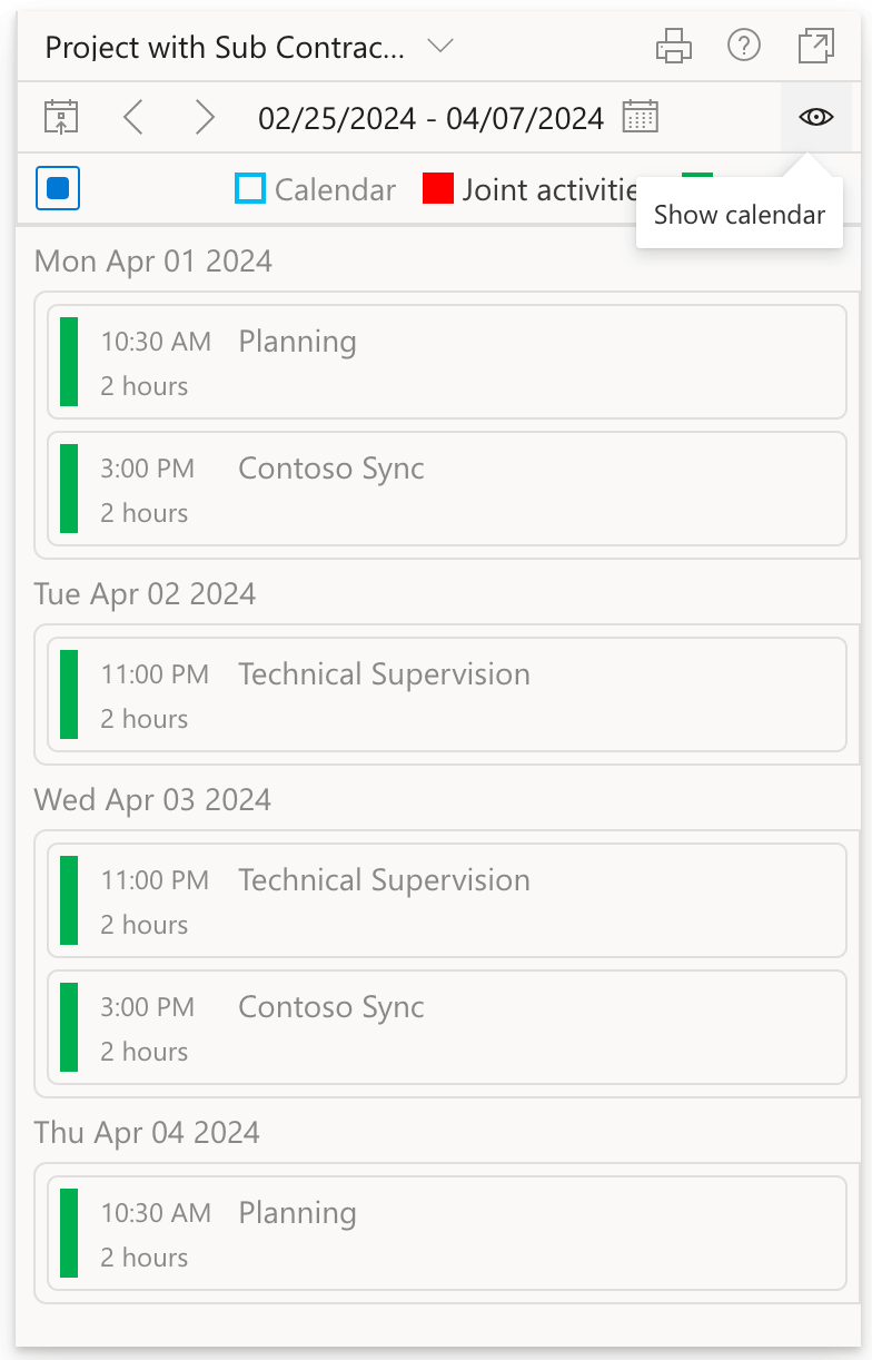 Working with Virto Mini Calendar - Virtosoftware Guides & Docs