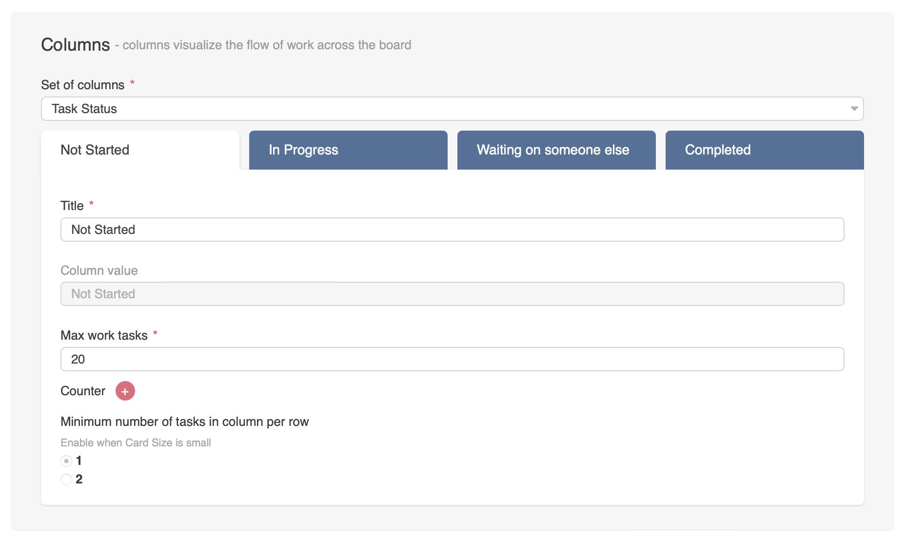 Columns - Virtosoftware Guides & Docs