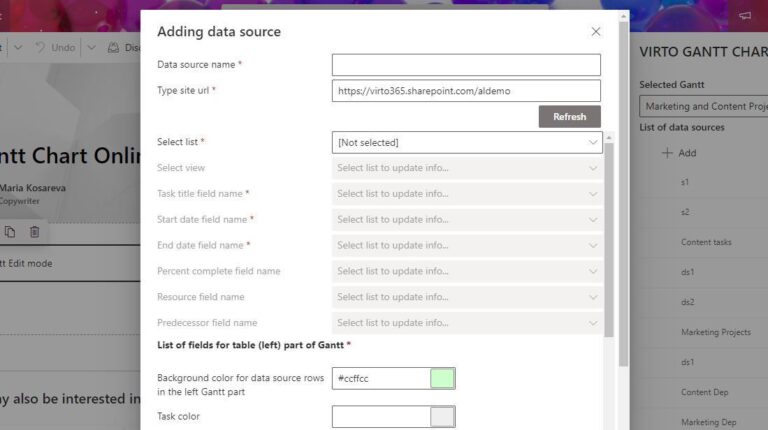 Configure Data Sources - Virtosoftware Guides & Docs