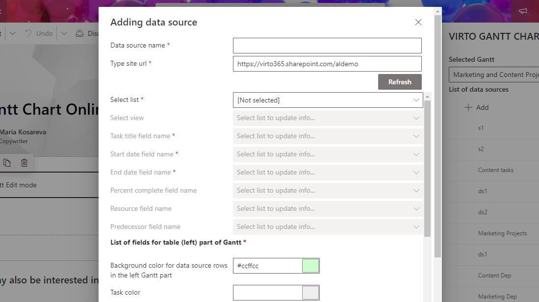 Configure Data Sources - Virtosoftware Guides & Docs