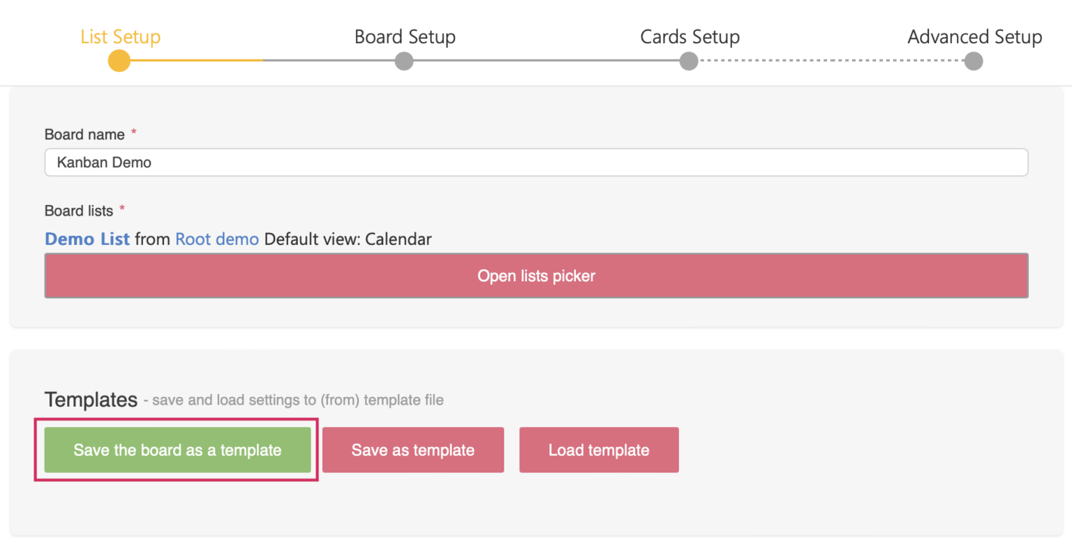 List setup - Virtosoftware Guides & Docs