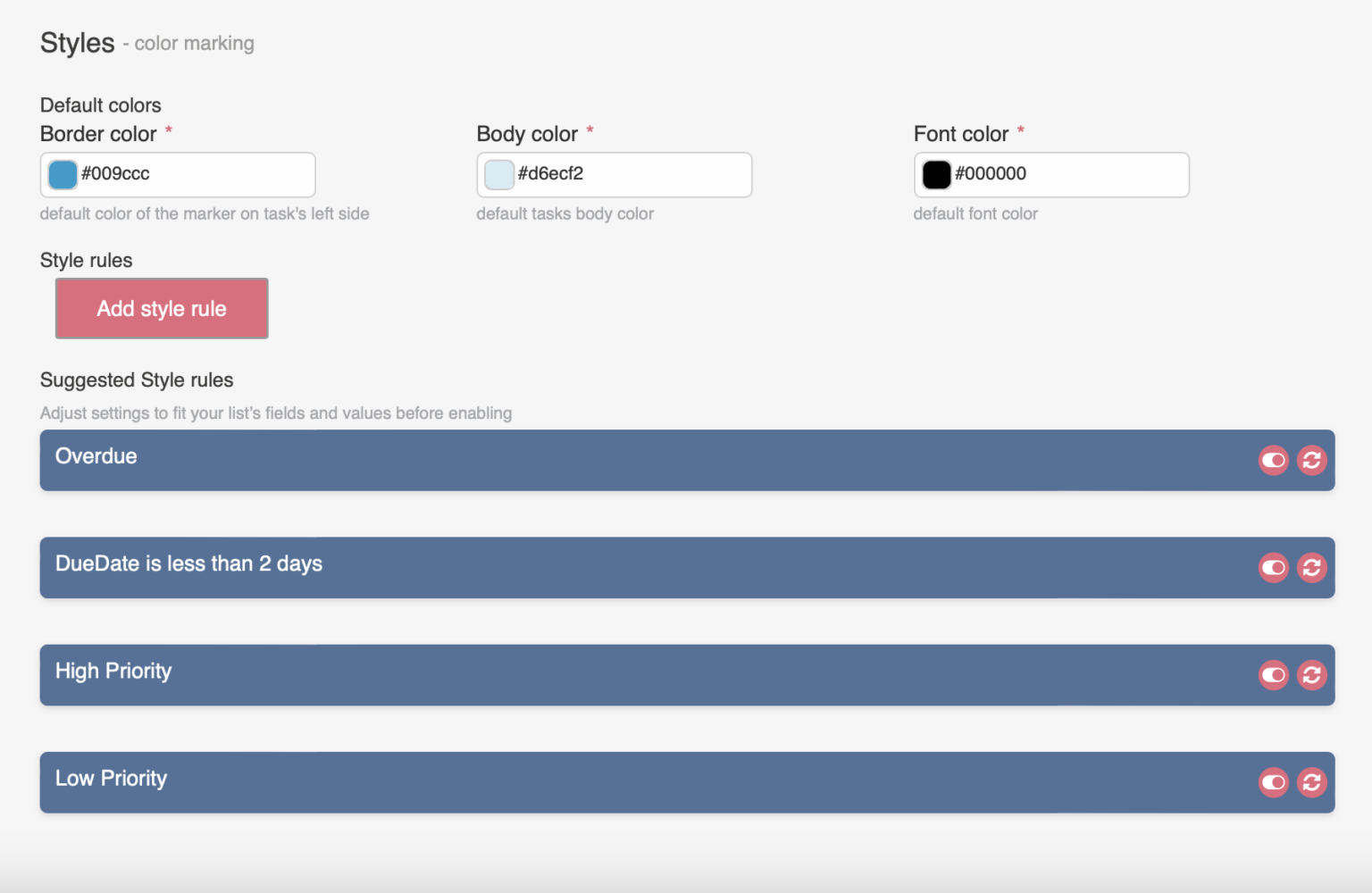 Styles - Virtosoftware Guides & Docs