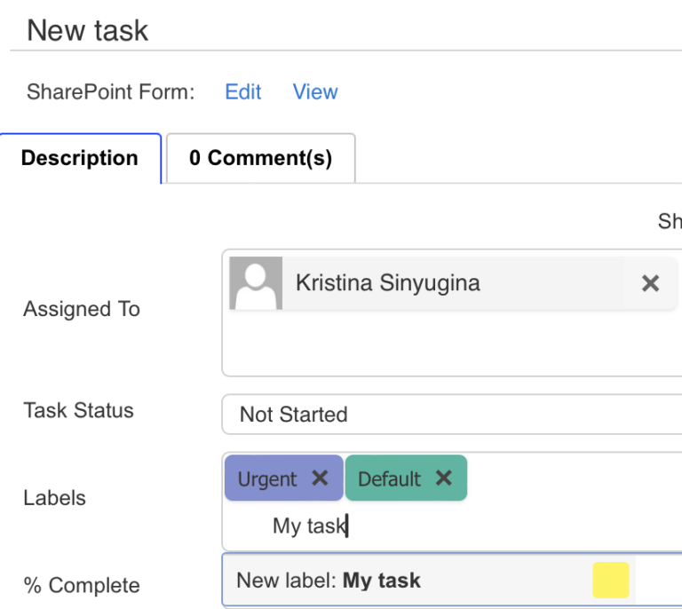 Task information - Virtosoftware Guides & Docs