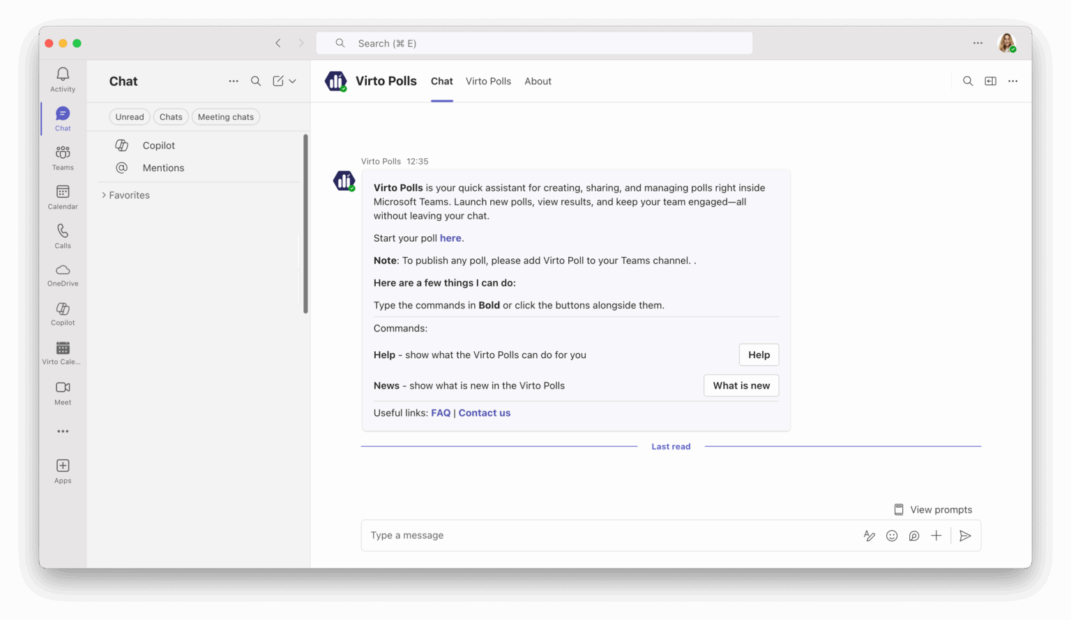 Virto Polls Bot - Guides & Docs